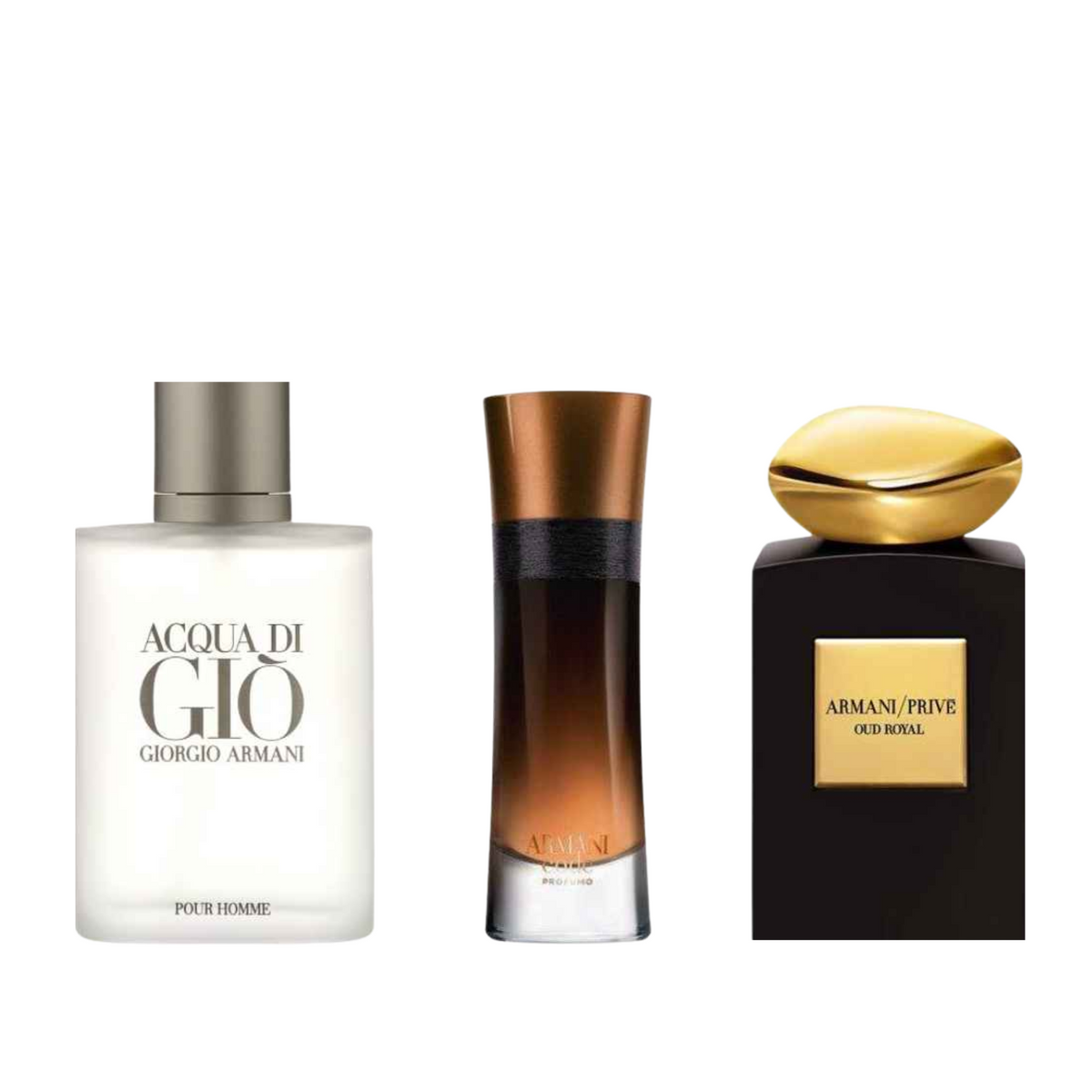 Trial Pack Of Armani 25 ml X 3 Combo for Men. – PerfumeOilCorner.com