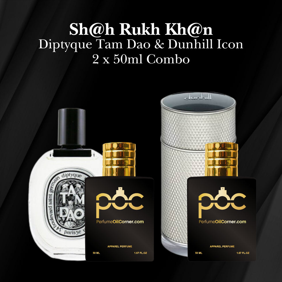 Sh@h Rukh Kh@n - DipTque Taam Daao & Dunhill Icon 50ml Combo – PerfumeOilCorner.com